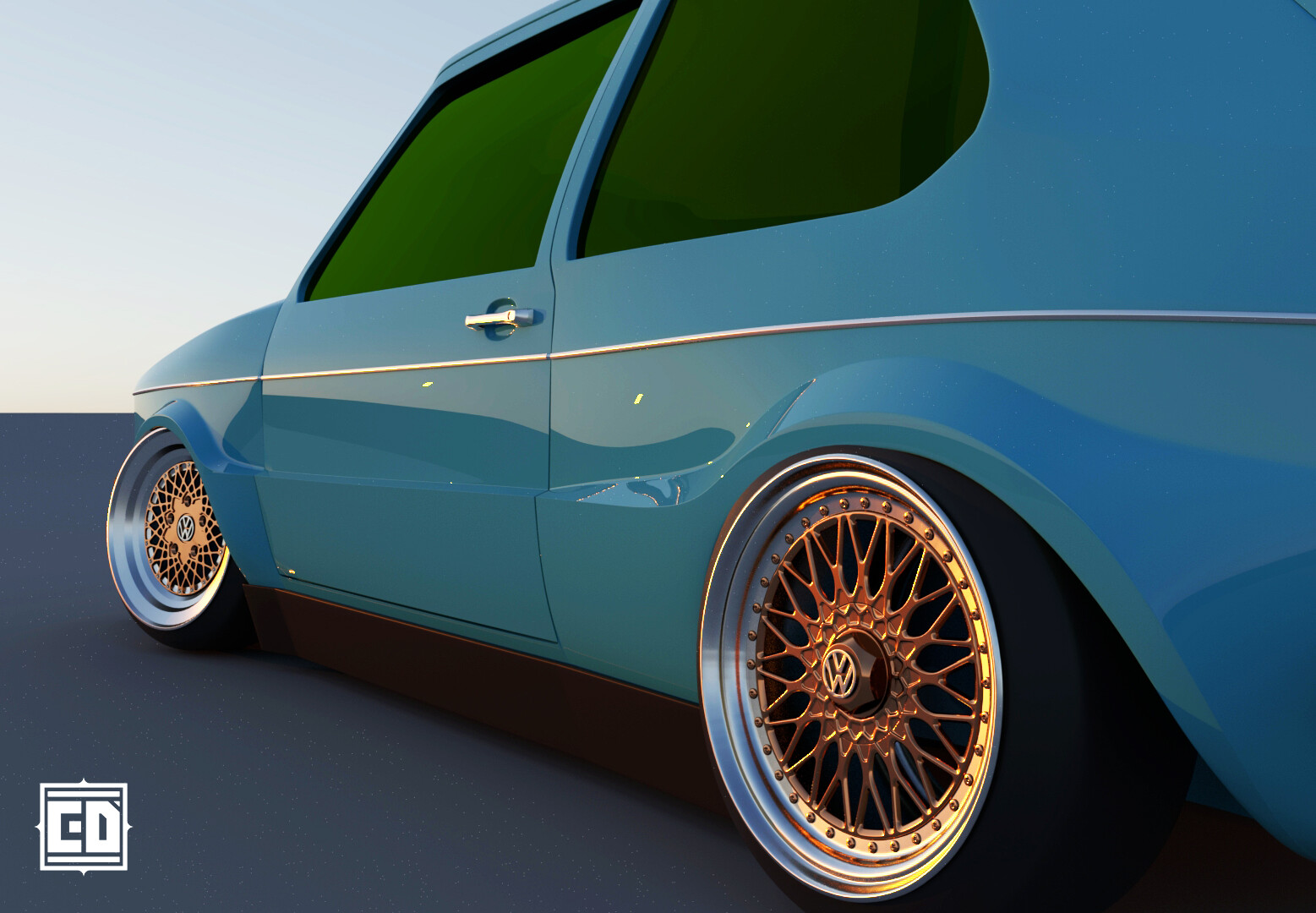 ArtStation - VW Golf MK1 - Personalized