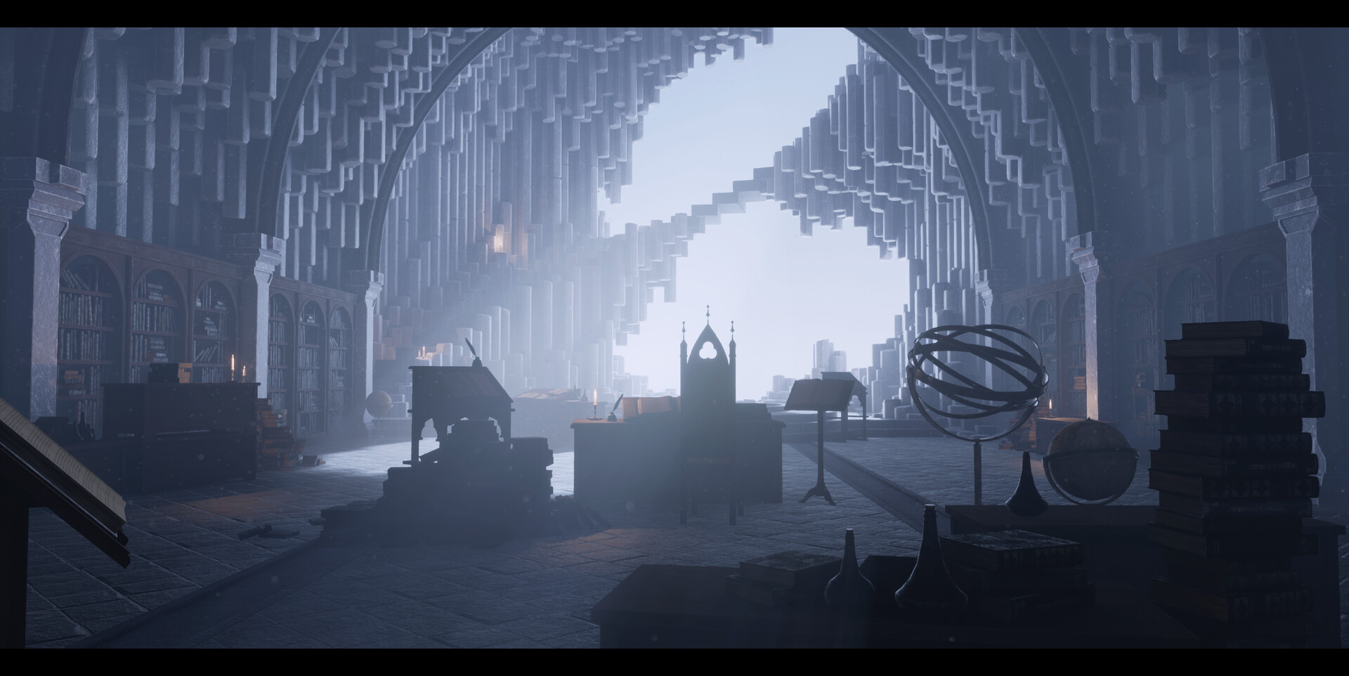 ArtStation - Merlin's Cave - The Legend of King Arthur Challenge