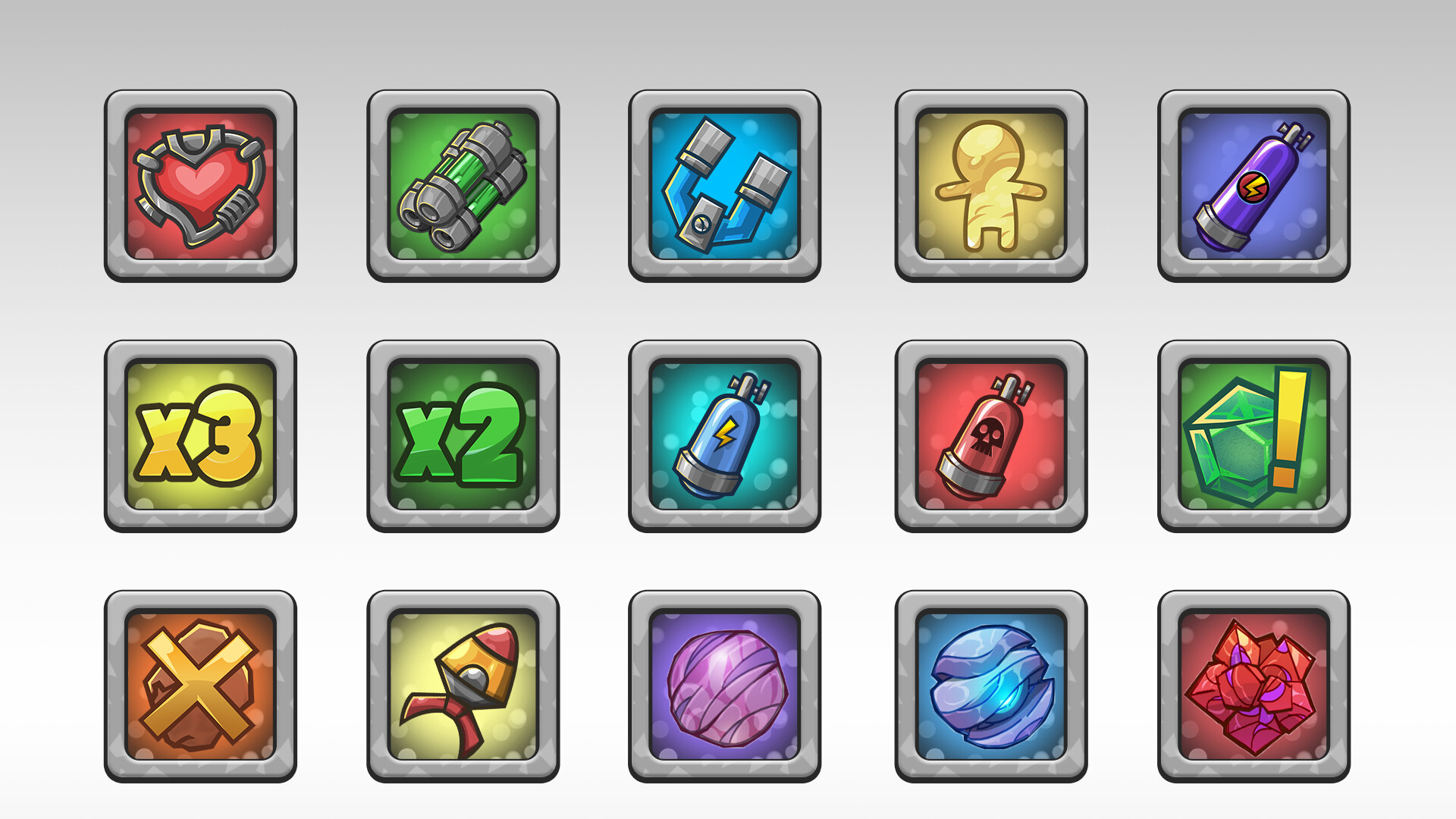 ArtStation - Power up and Ability Icons - 2