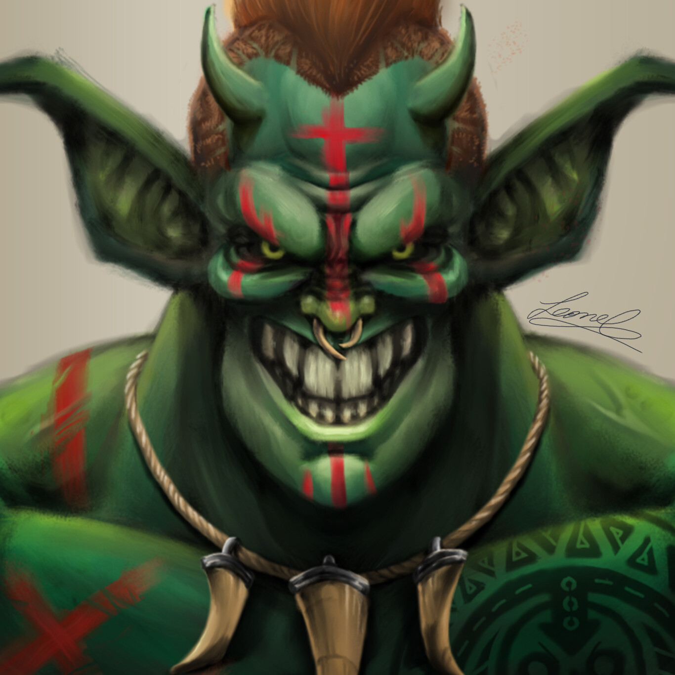 ArtStation - Ogro Guerrero