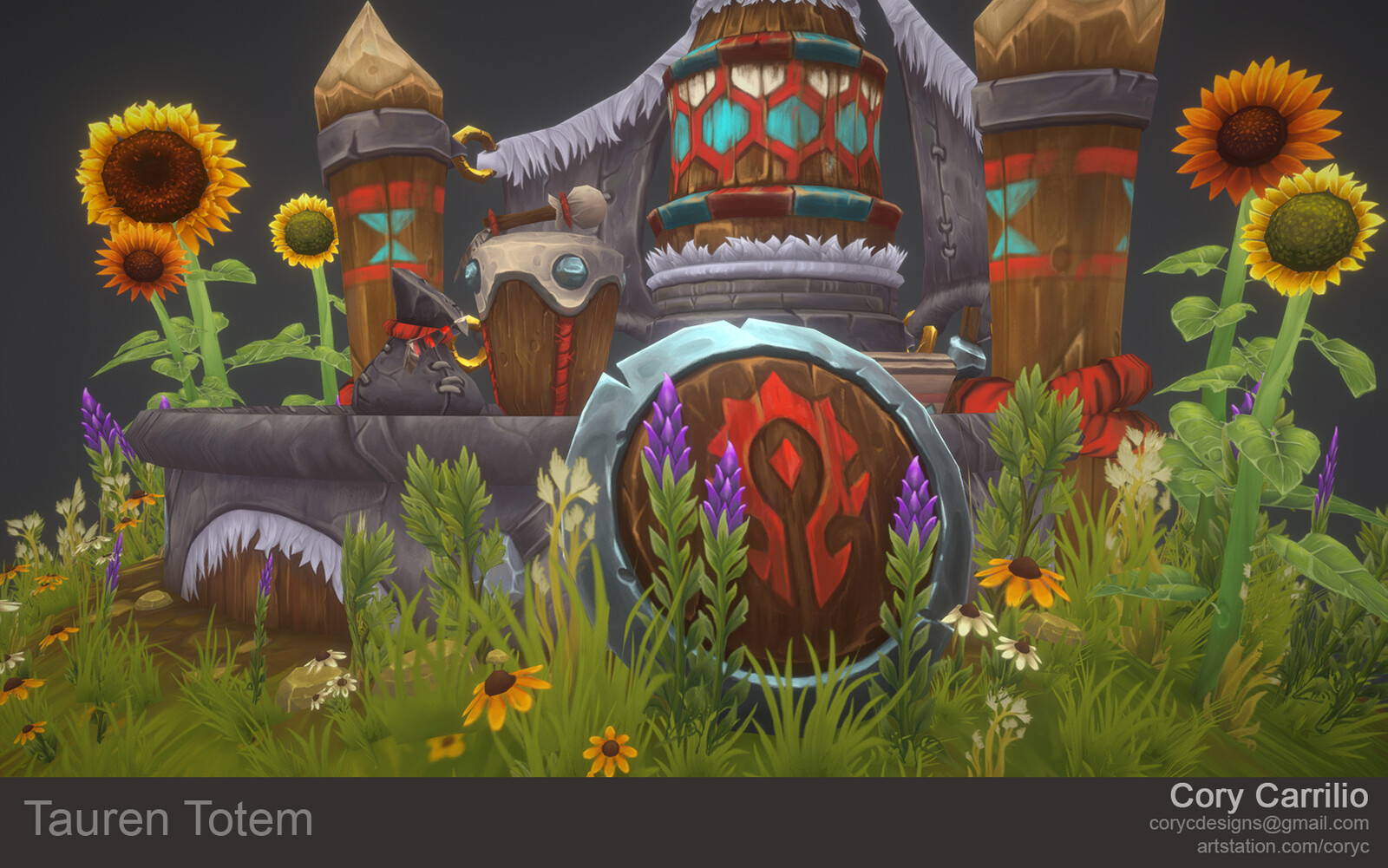 Cory Carrilio - Tauren Totem (WoW Fanart)