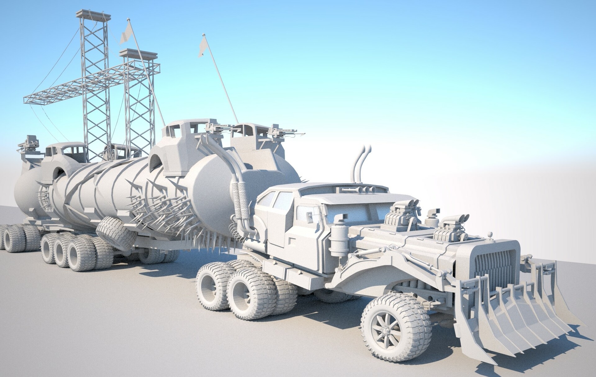 ArtStation - The war rig