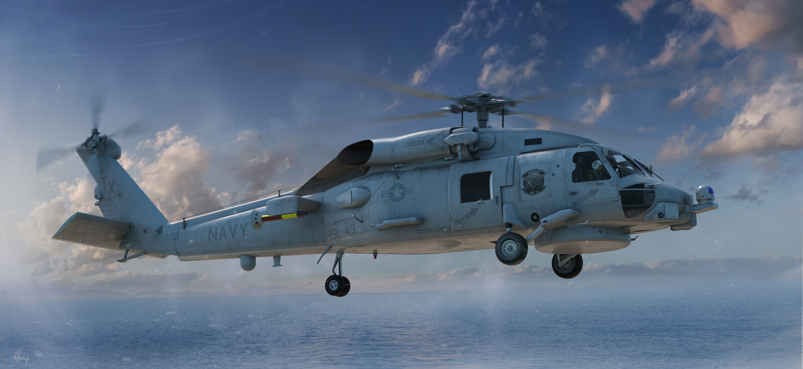Hendrik Aviation Art - Seahawk
