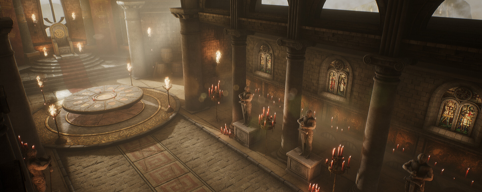 Stanislav Vovchuk - The Round Table Hall - Artstation Challenge