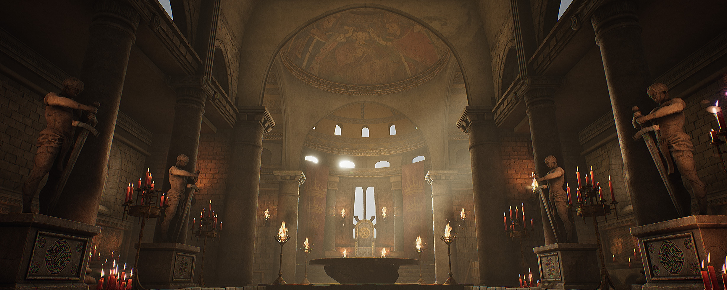 Stanislav Vovchuk - The Round Table Hall - Artstation Challenge