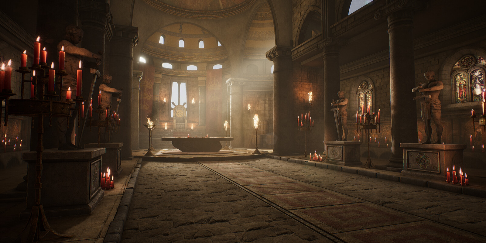 Stanislav Vovchuk - The Round Table Hall - Artstation Challenge