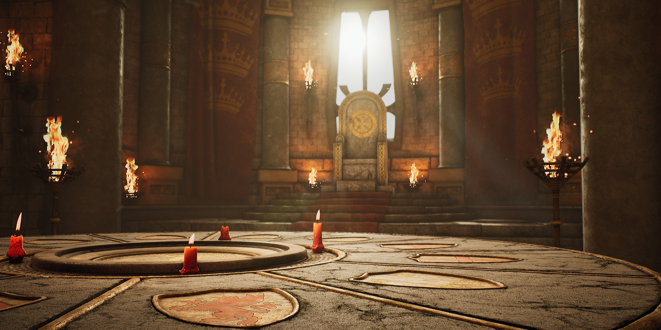 Stanislav Vovchuk - The Round Table Hall - Artstation Challenge