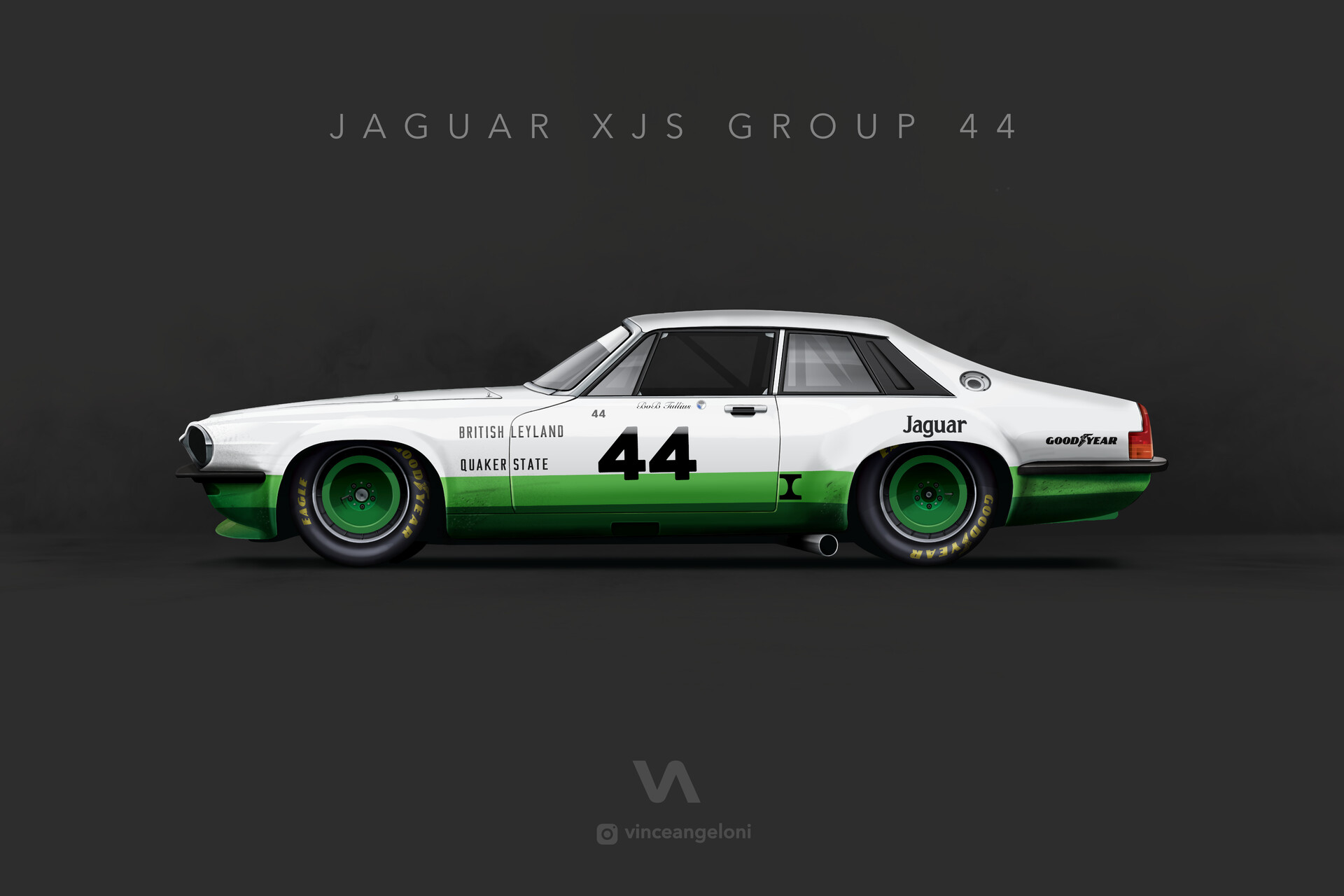 ArtStation - Group 44 Jaguar XJS Render 🇬🇧