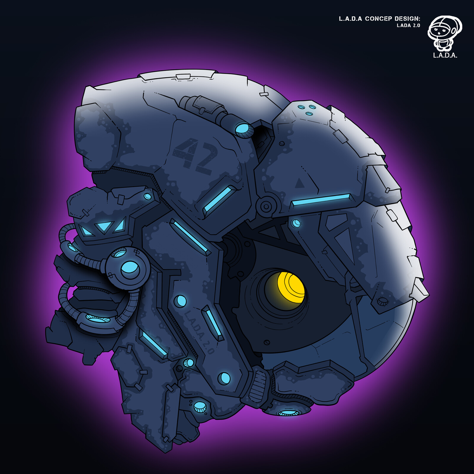 Radomir Kojic - L.A.D.A. ( little almost dead astronaut ) Concept art ...