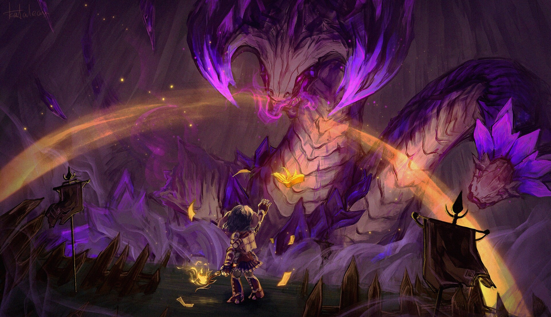 ArtStation - Fighting a Hydra