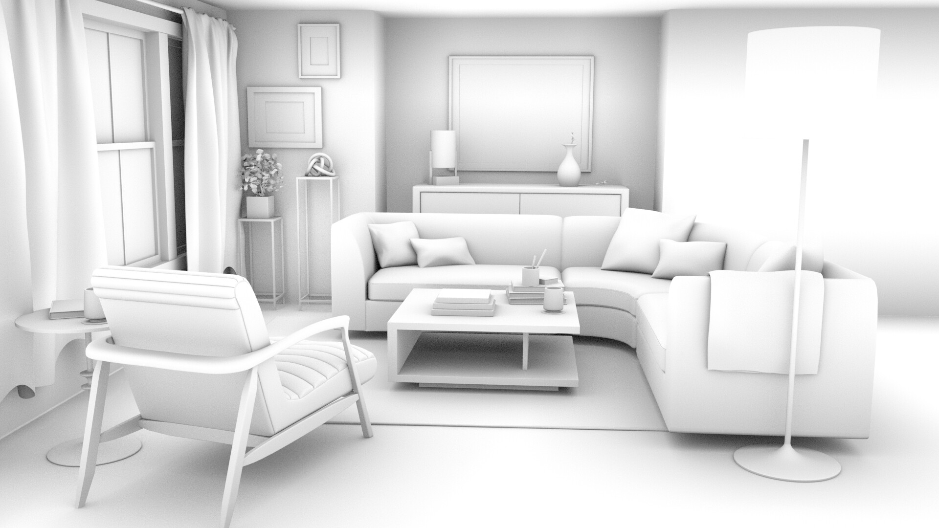 Robin McNabb - Living Room Render