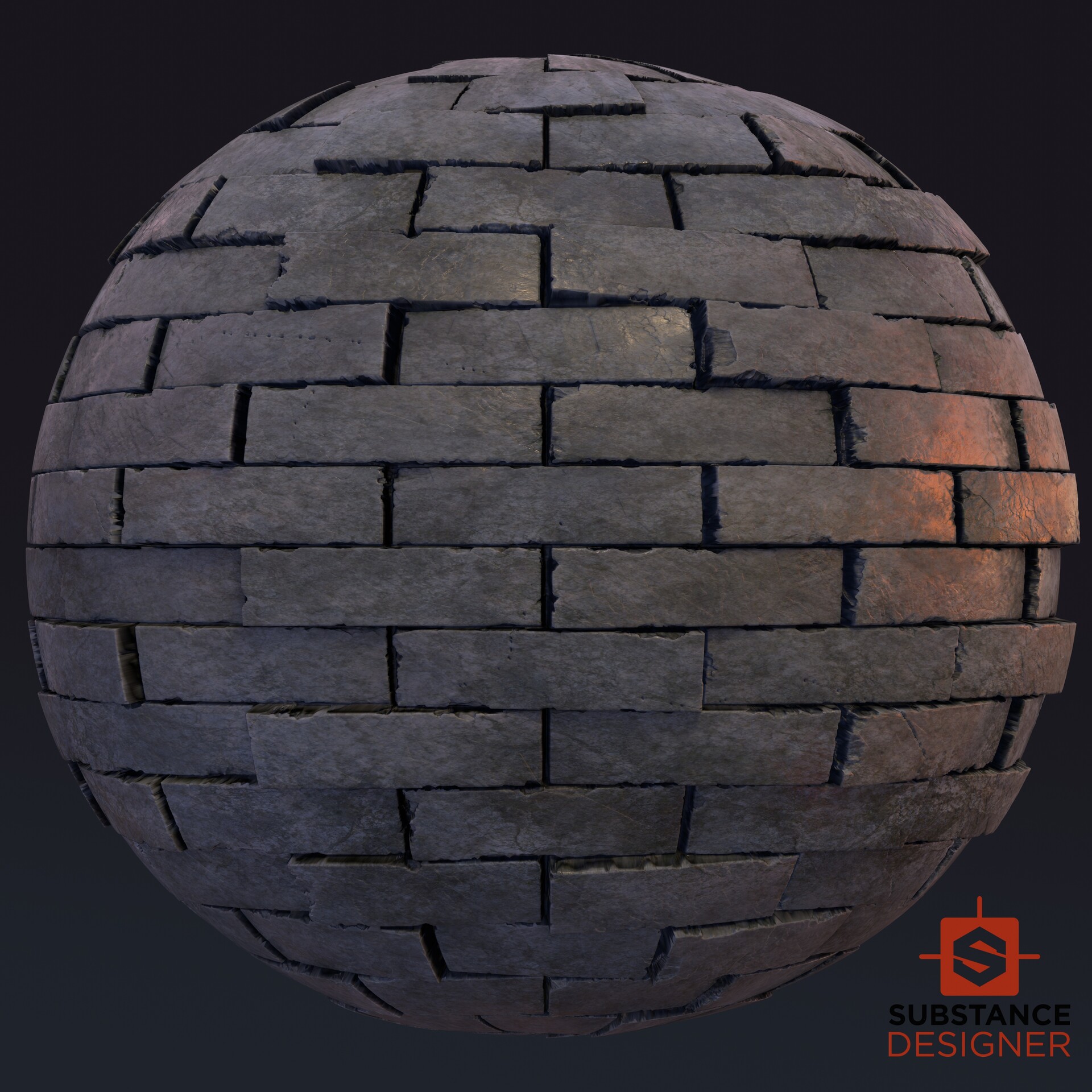 ArtStation - Smooth Stone Wall