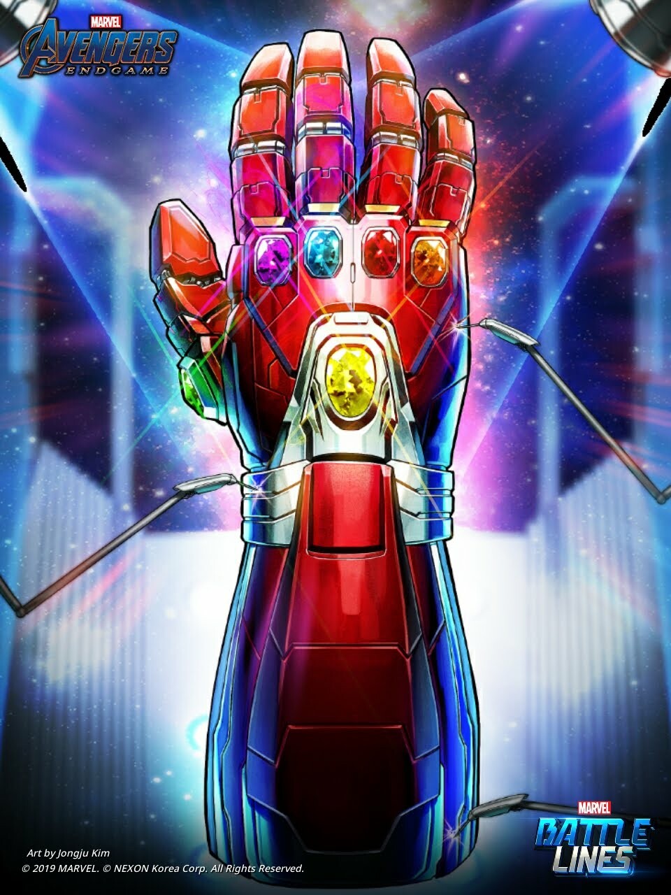 how to draw iron man gauntlet