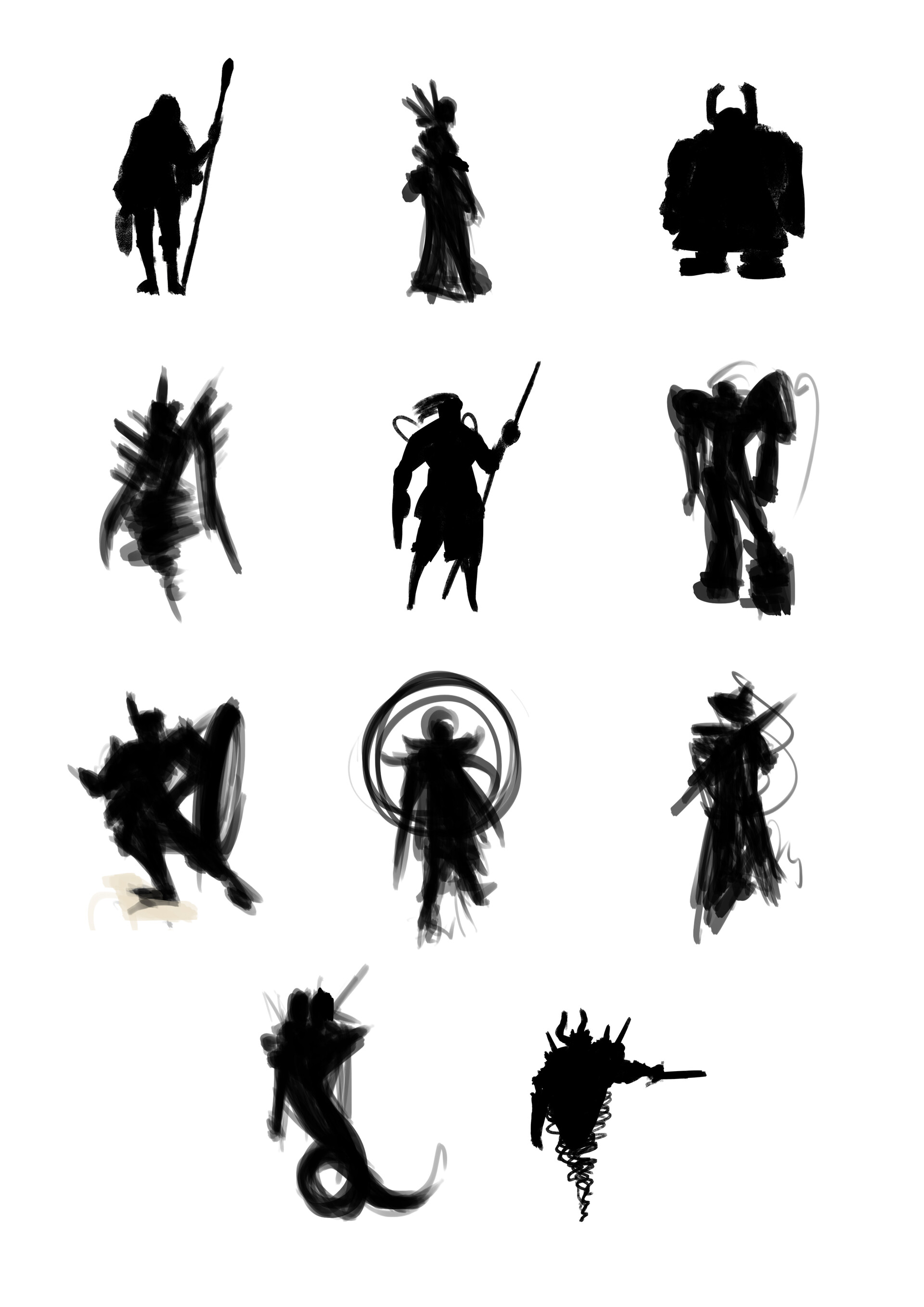 ArtStation - Character scale study