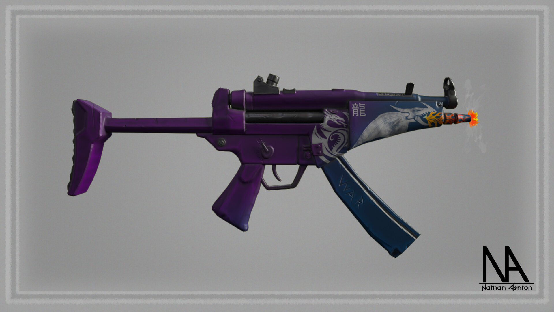 ArtStation - Stylized MP5