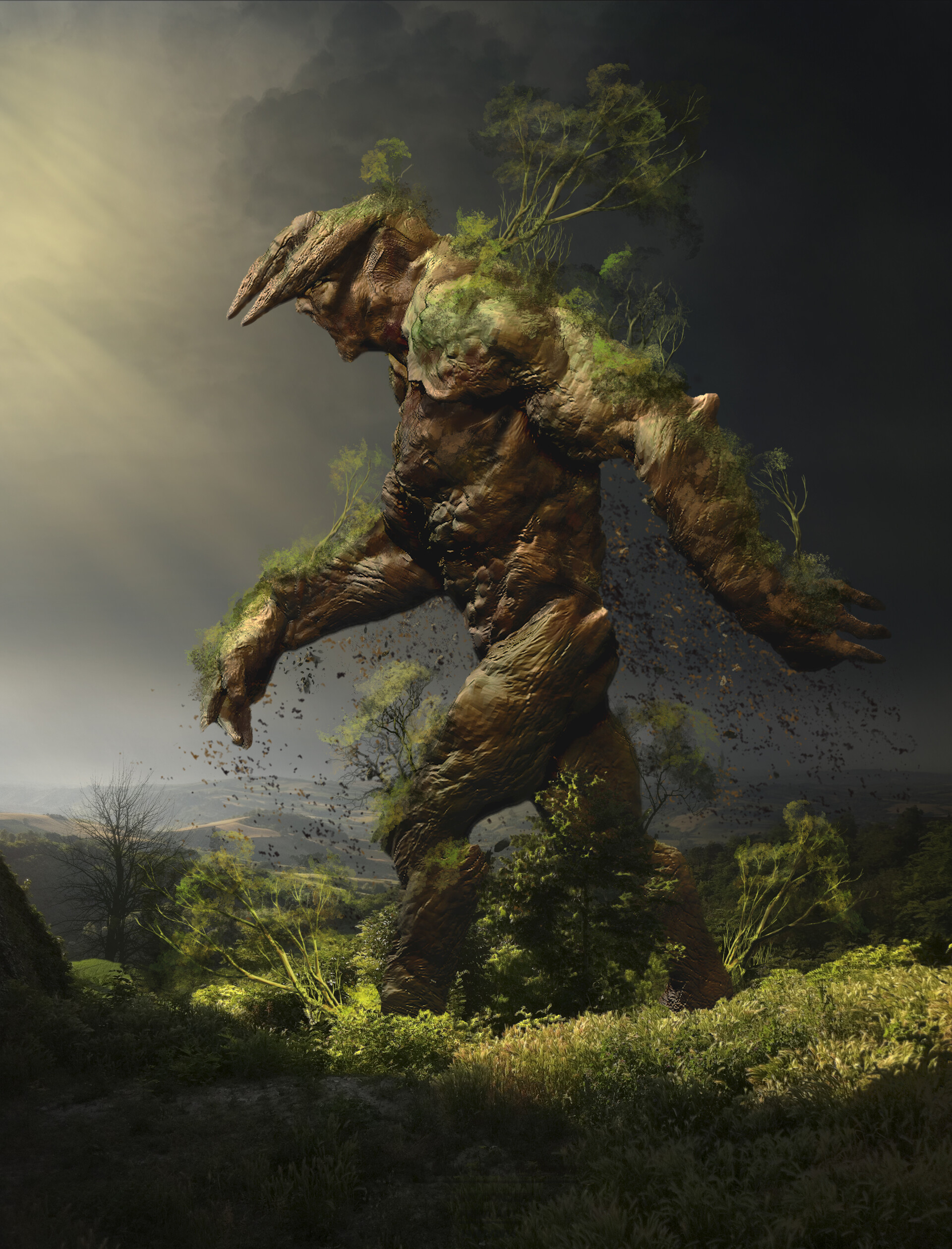 Earth Giant by Davide Frisoni : r/ImaginaryElementals