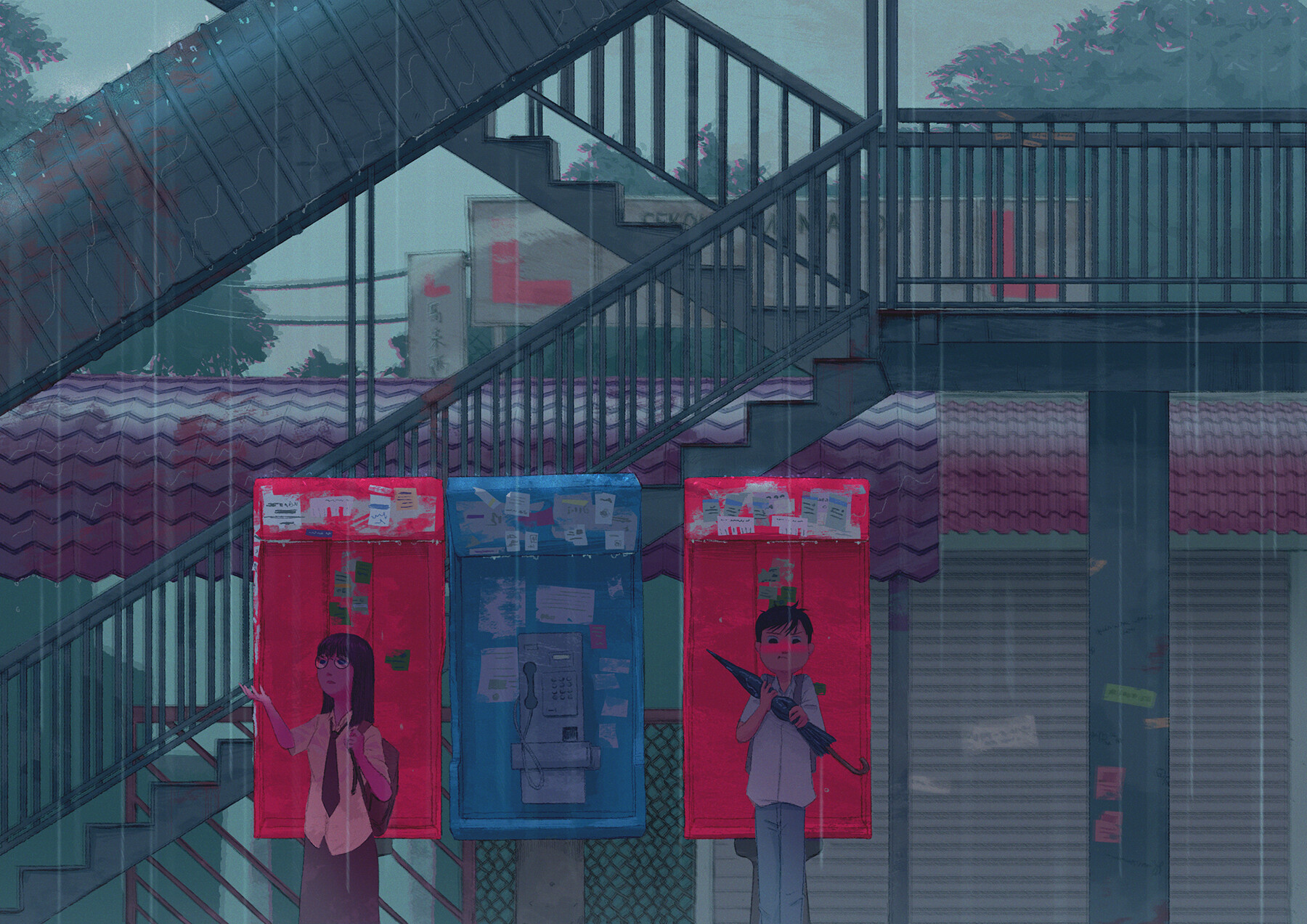 ArtStation - The Bus Stop