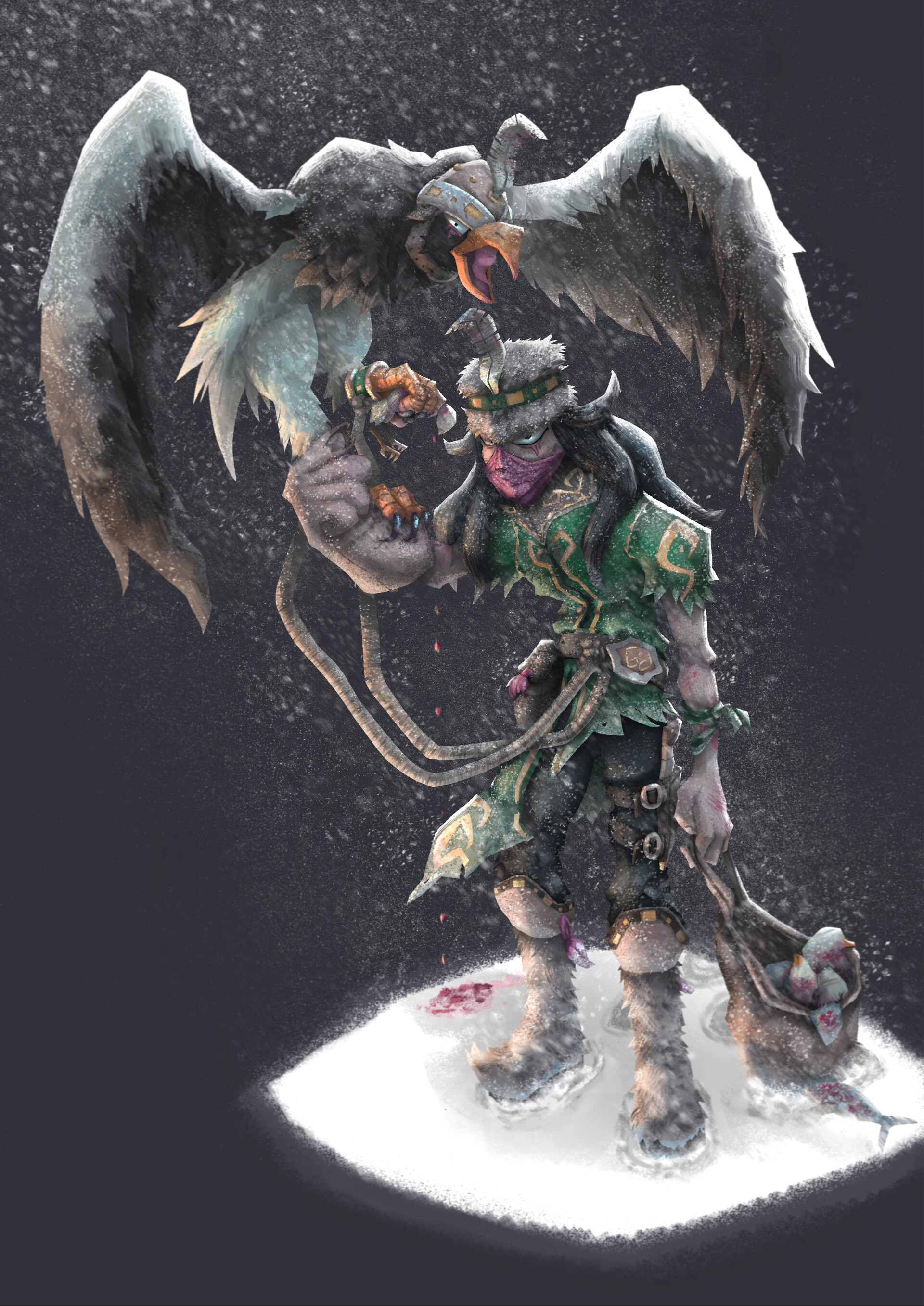 ArtStation - CDC August 2019 - Mongolian Eagle Hunter