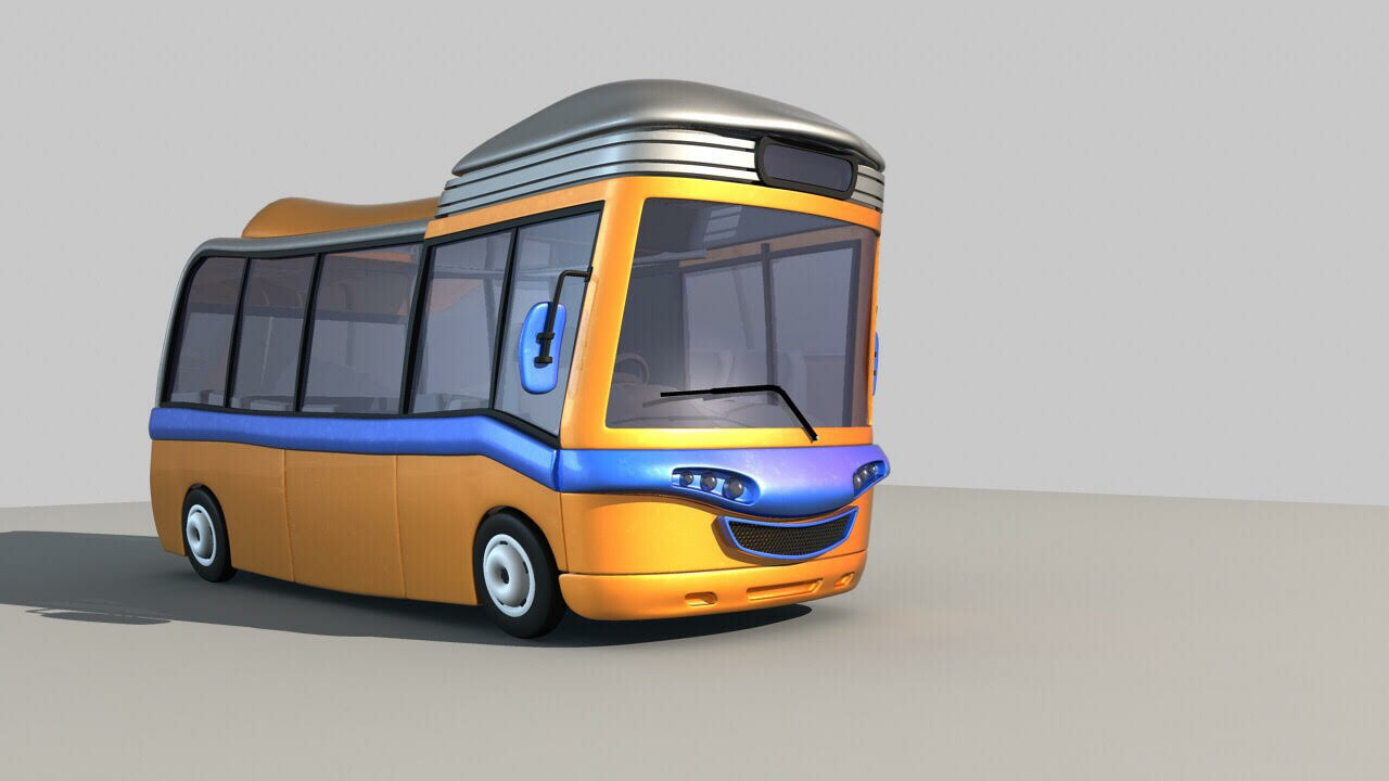 ArtStation - Toon bus