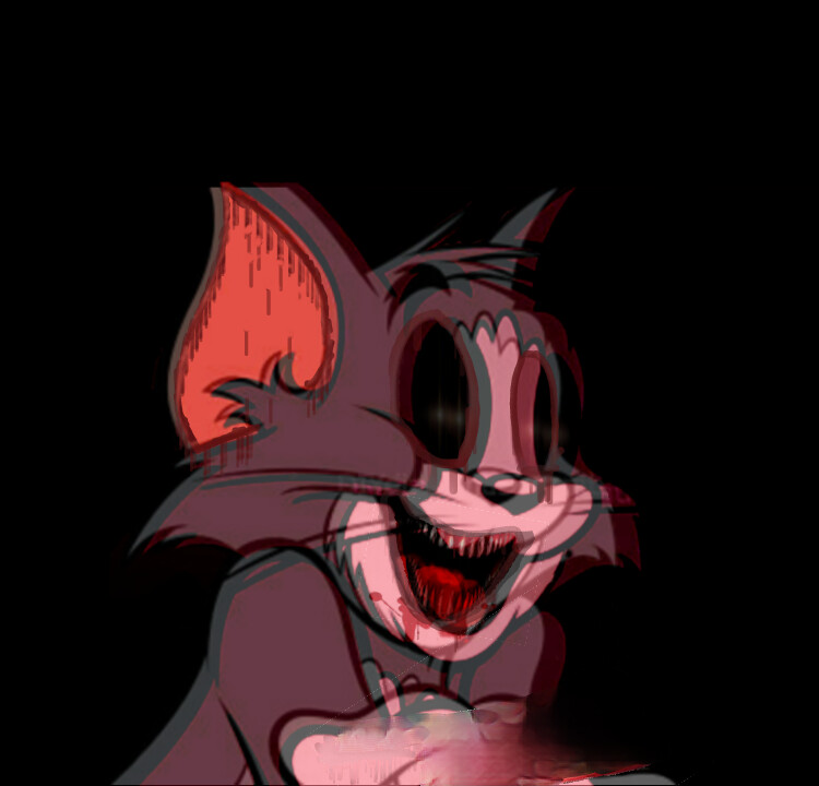 ArtStation - Horror Tom from Tom and Jerry