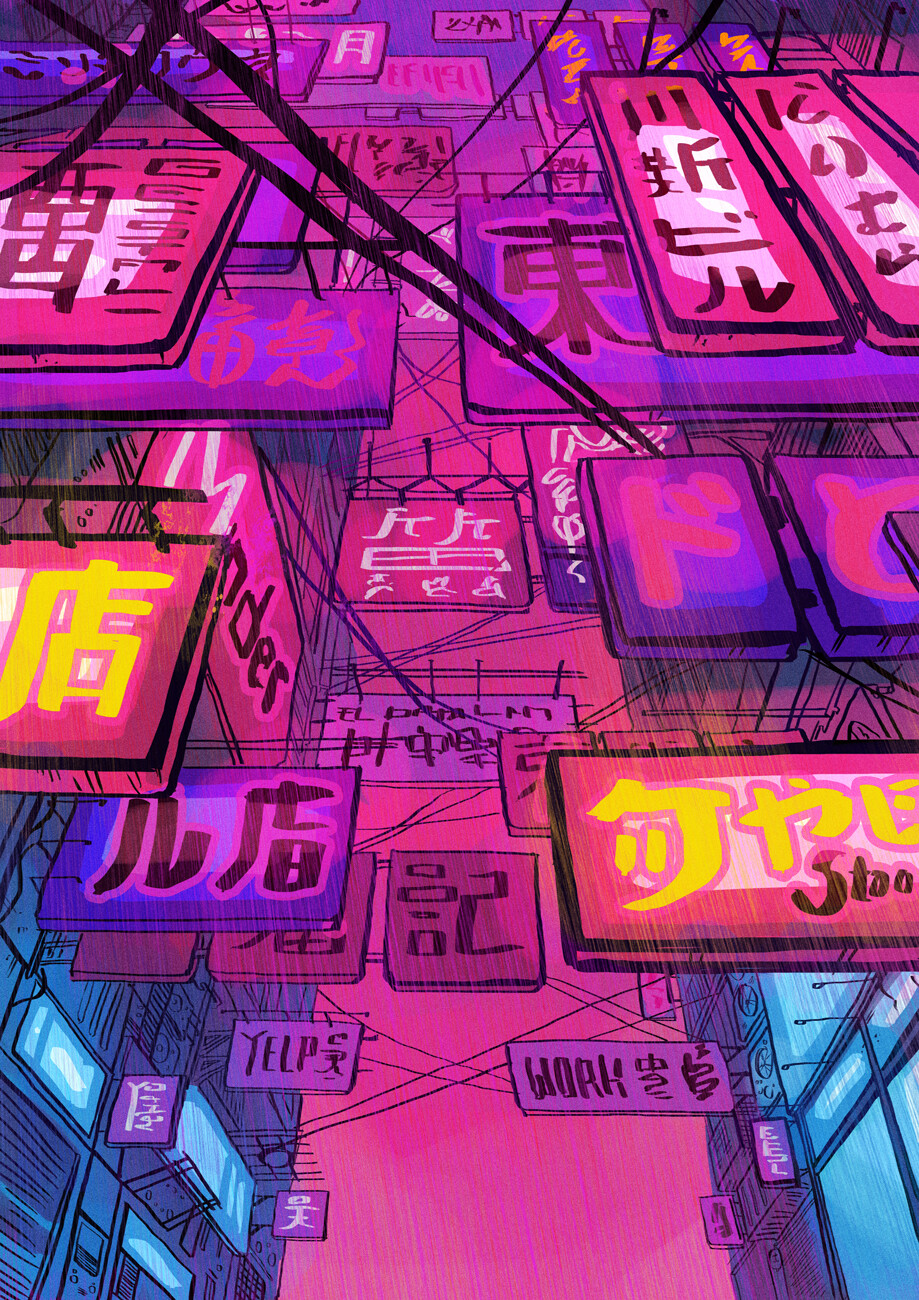 ArtStation - Cyberpunk hood 2