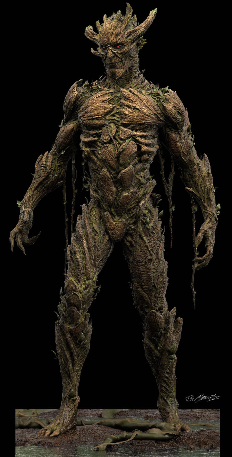 Jerad S. Marantz - SWAMP THING Floronic Man Designs