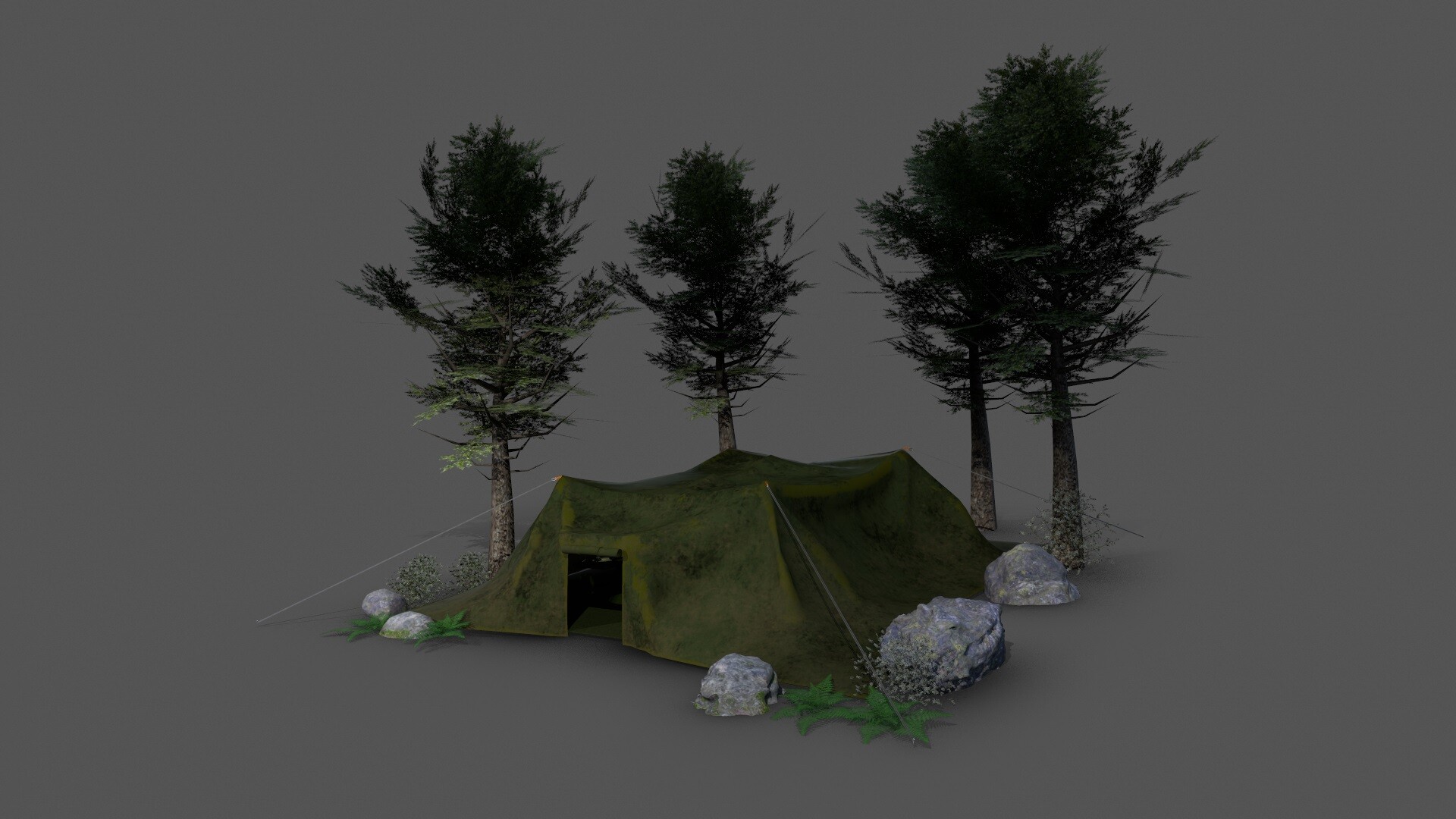 ArtStation - US Army Tent