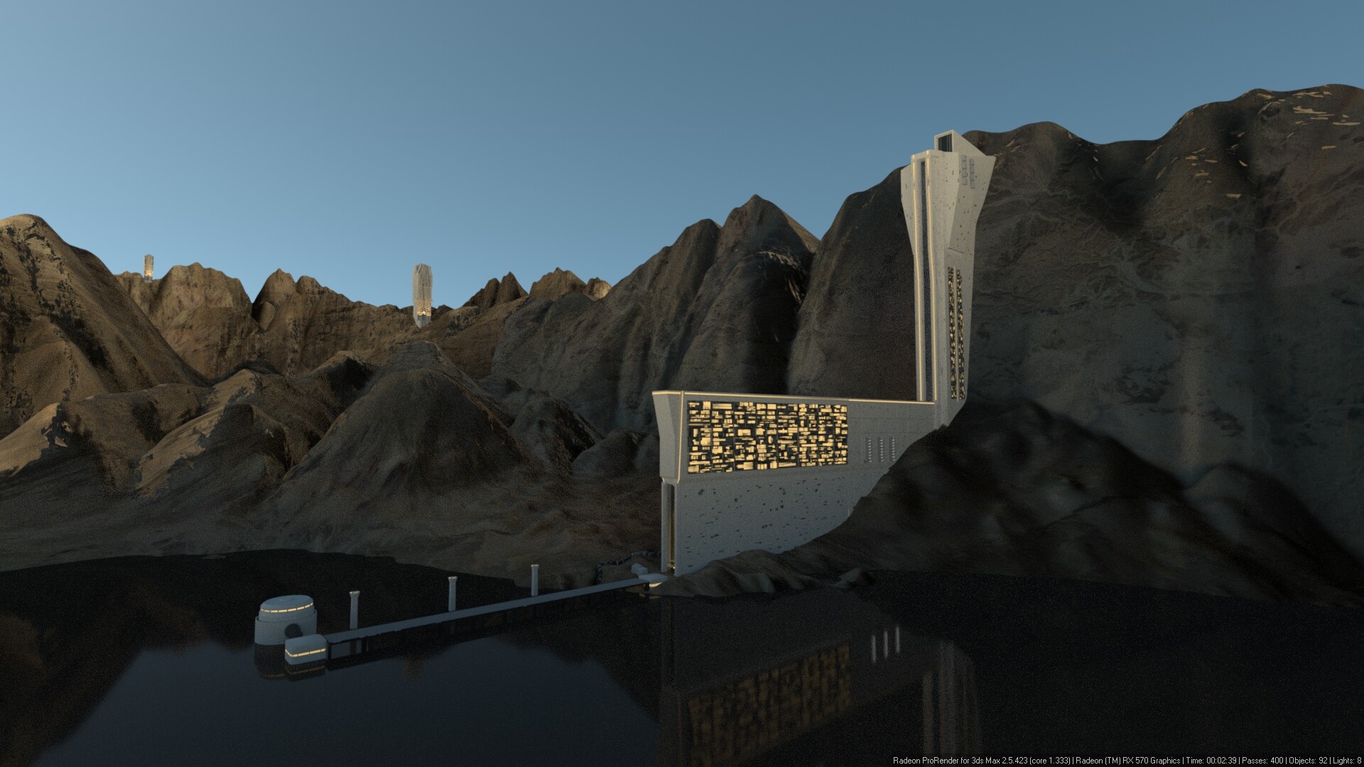 ArtStation - Mountain Structure