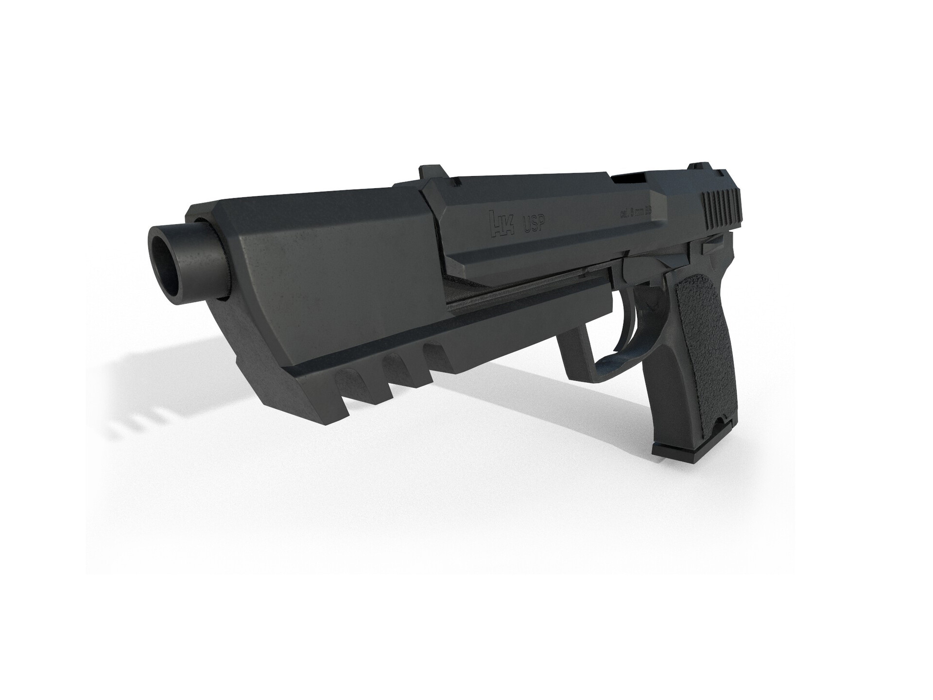 ArtStation - LOW POLY - gun design. modeling - Cinema 4d, texturing ...