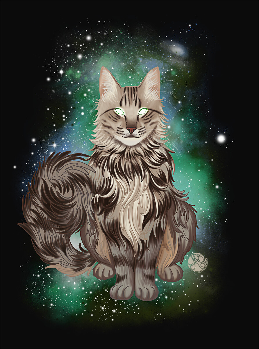 ArtStation - The Ancient Magus Cat