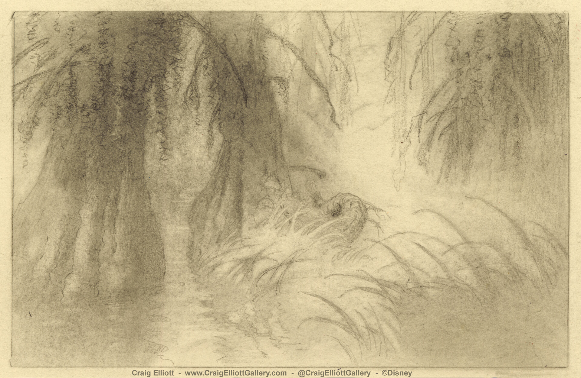 Craig Elliott - Disney's Princess and the Frog swamp mood Bambi