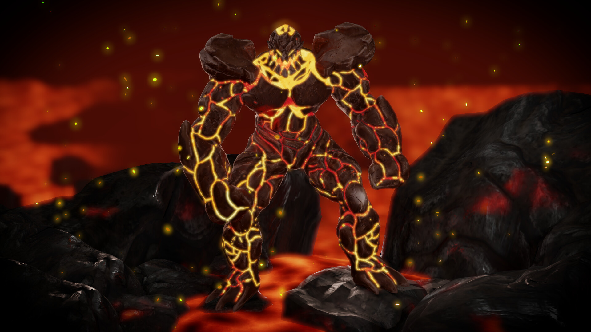 ArtStation - Fire Golem