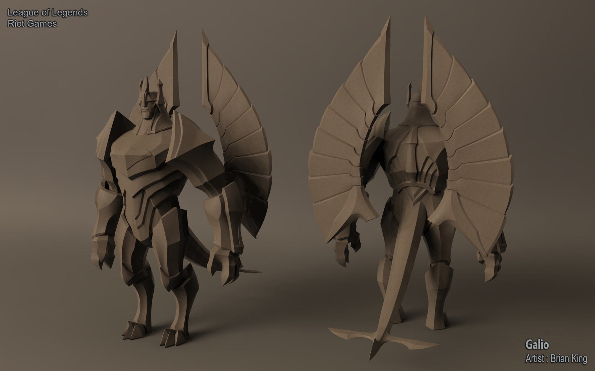 ArtStation - League of Legends Galio