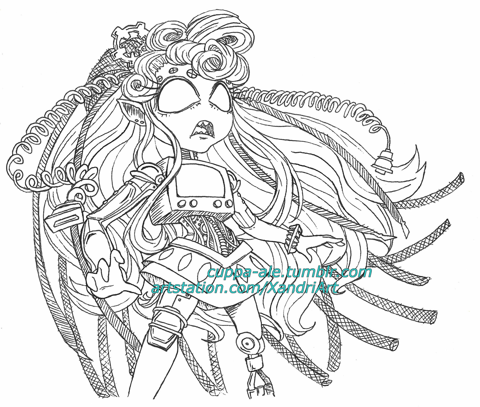 novi stars dolls coloring pages