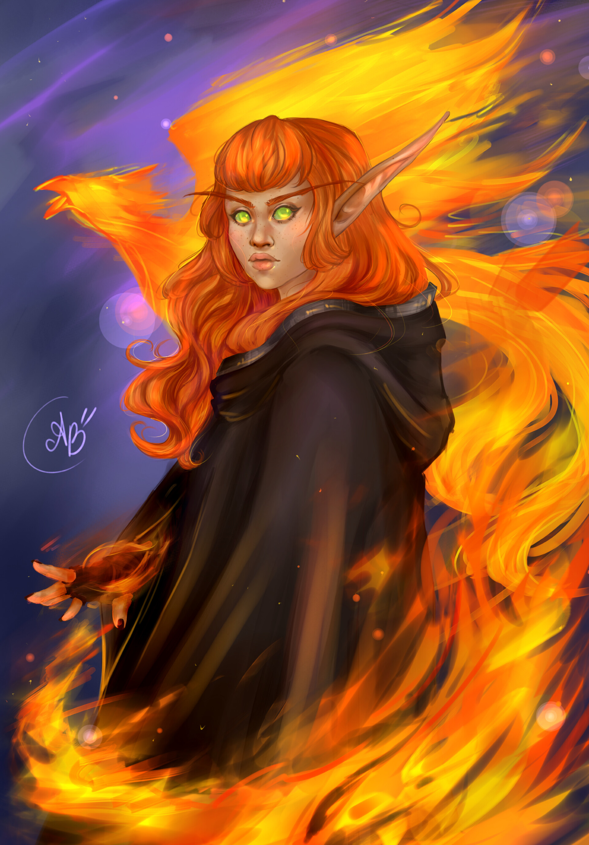 ArtStation - Phoenix Flames