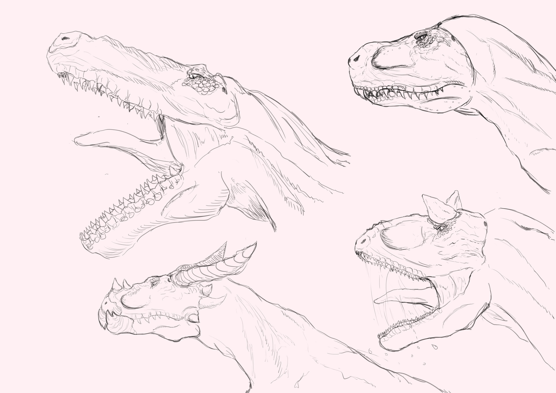 ArtStation - Head studies, REX Chien