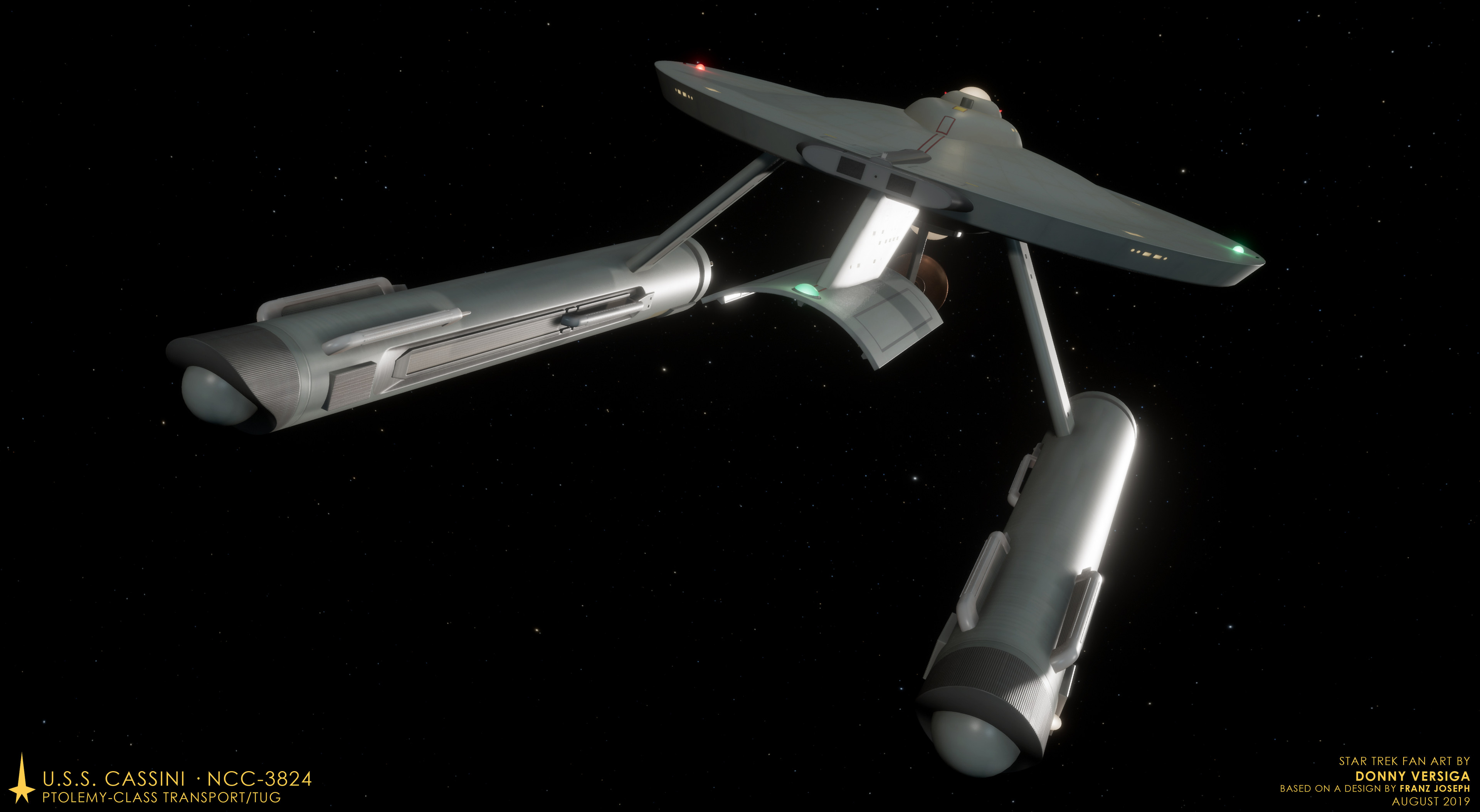 Donny Versiga - U.S.S. Cassini NCC-3824 - Ptolemy-Class Transport/Tug