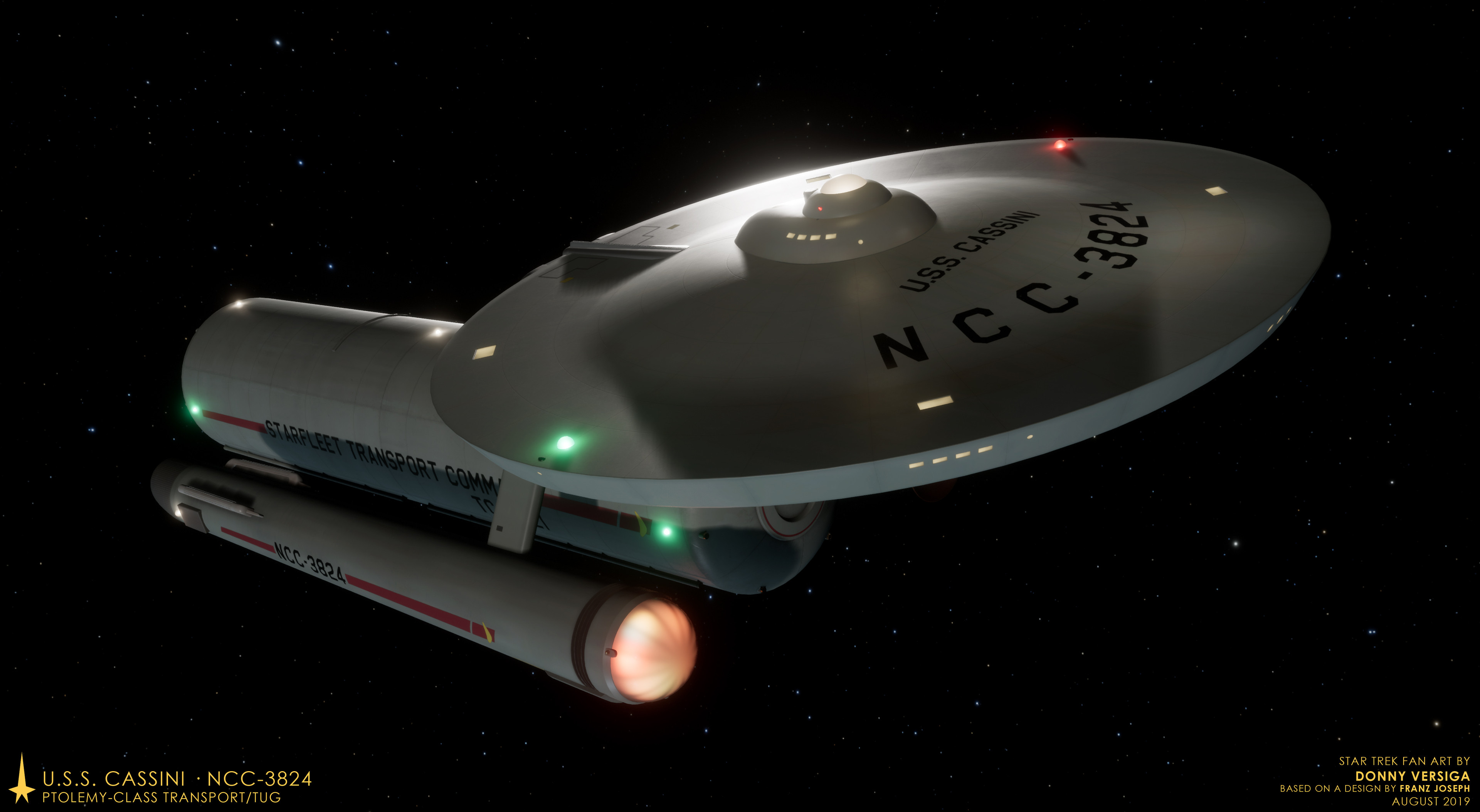 Donny Versiga - U.S.S. Cassini NCC-3824 - Ptolemy-Class Transport/Tug