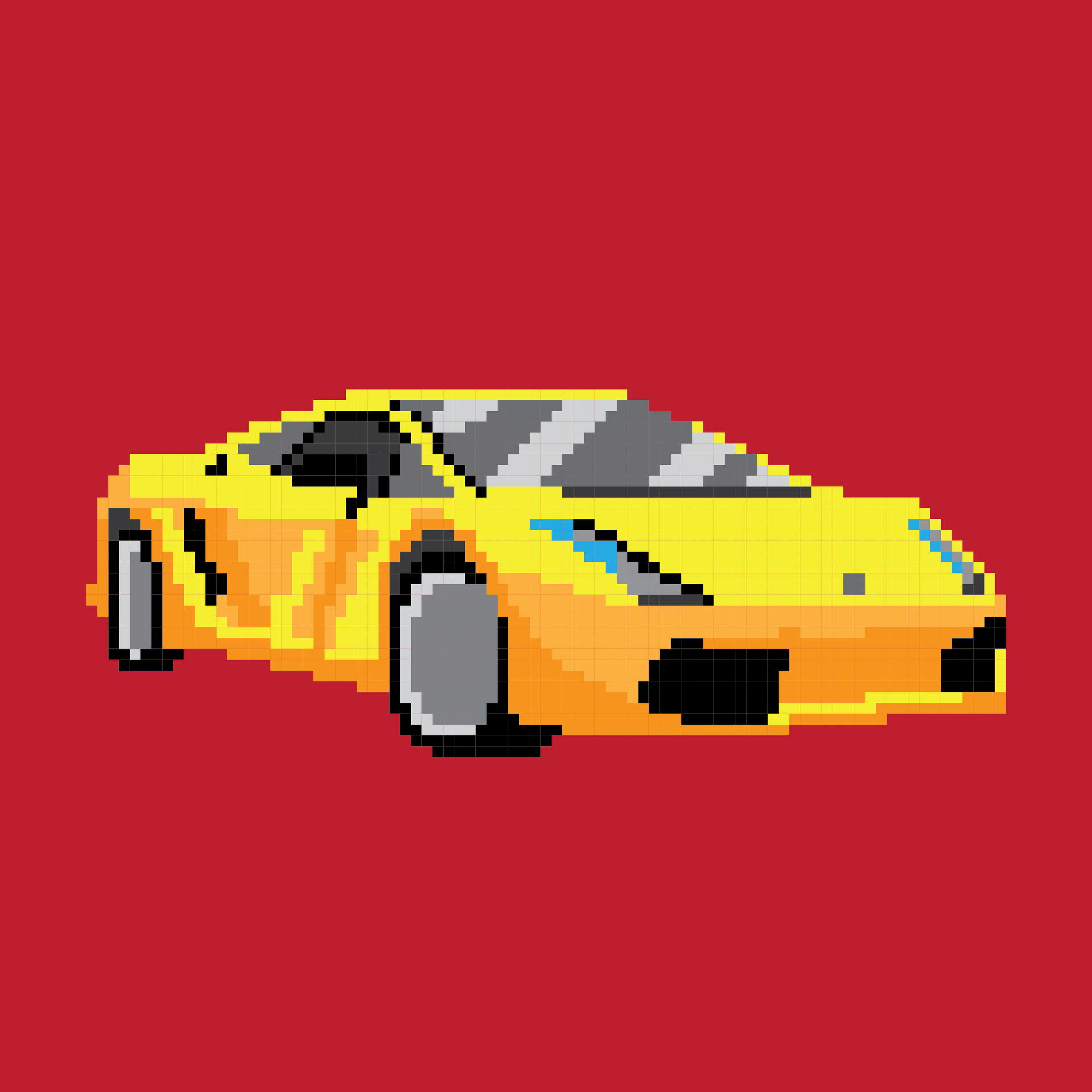 ArtStation - Lamborghini Gallardo 8bit
