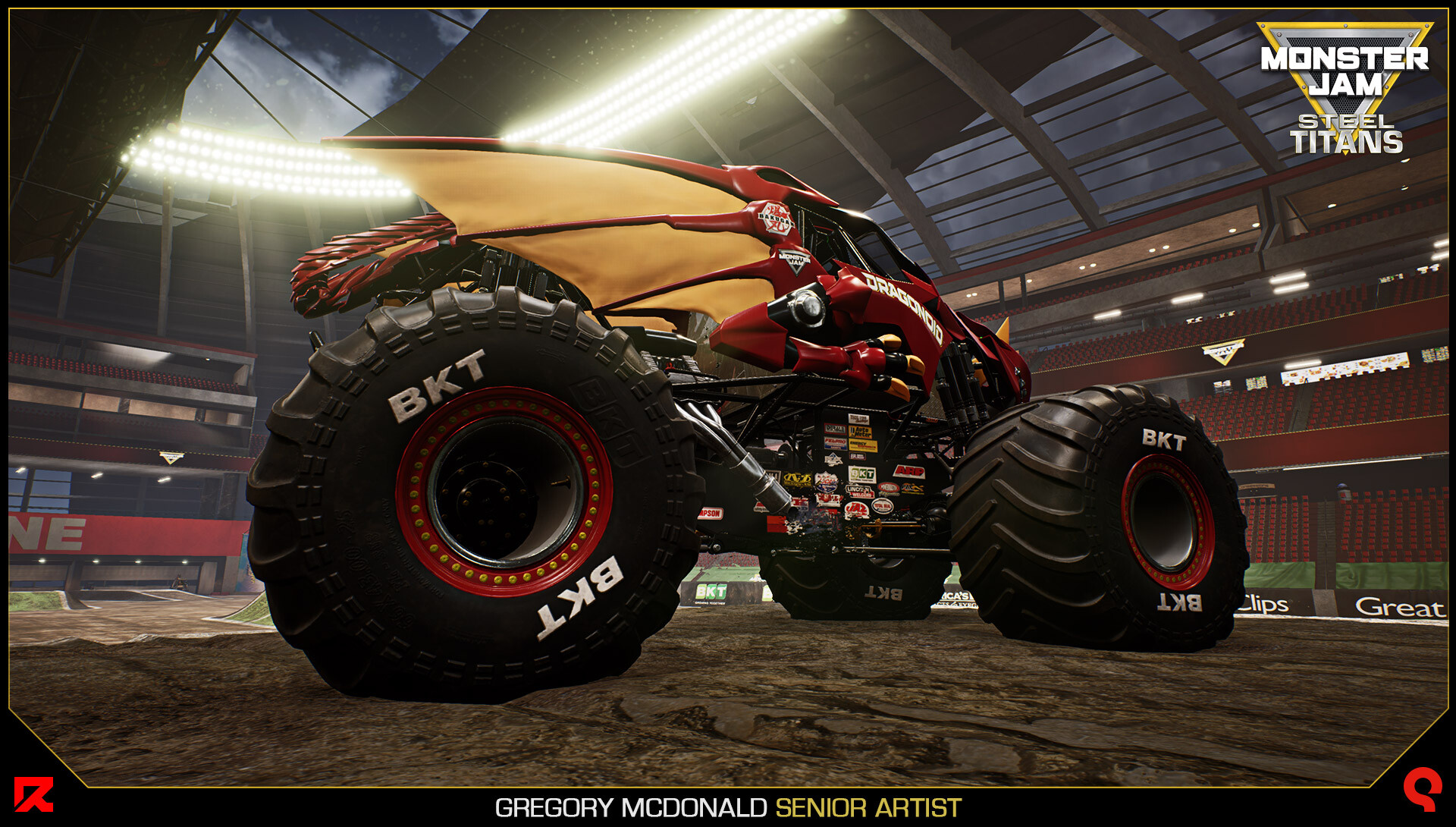 Art of Gregory McDonald - BAKUGAN DRAGONOID MONSTER JAM TRUCK | MONSTER ...