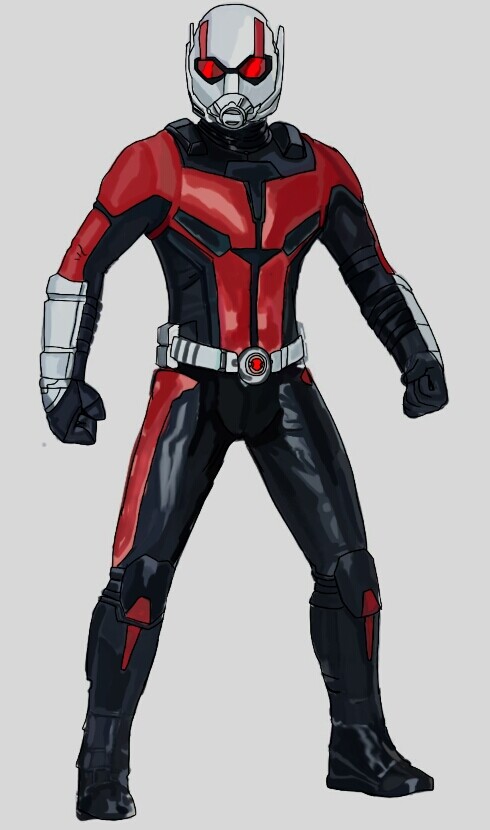 how to draw ant man