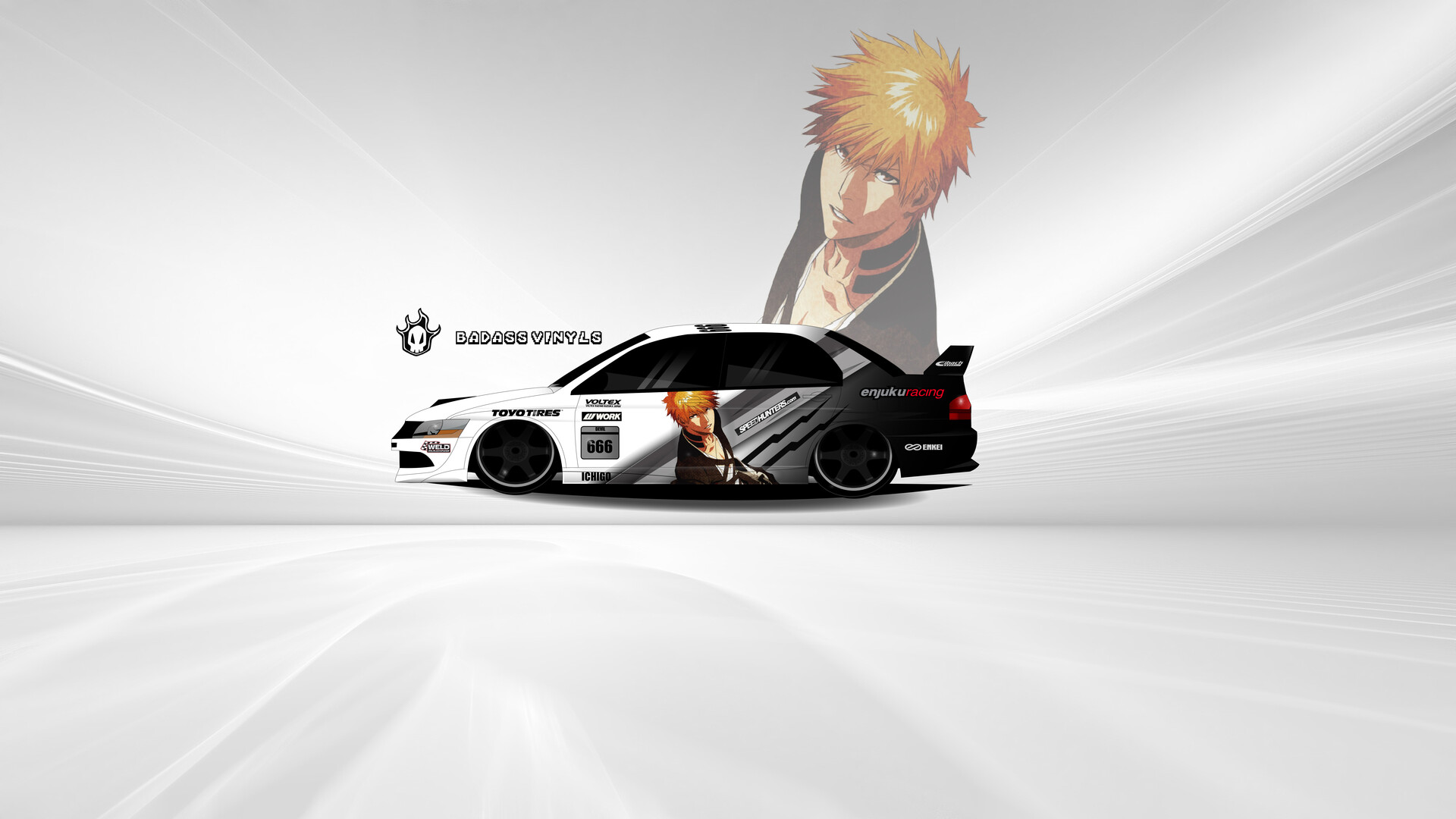 ArtStation - ICHIGO CAR WRAP DESIGN