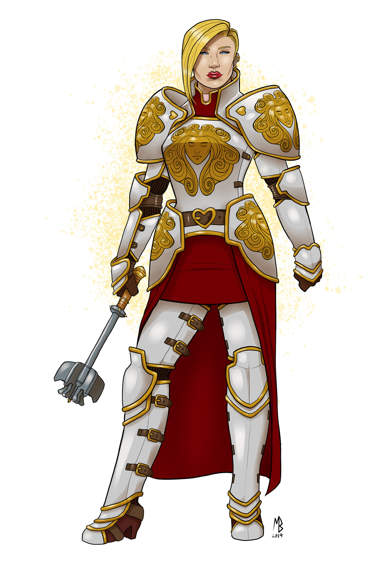 ArtStation - Macey Escott, Life Cleric of Sune