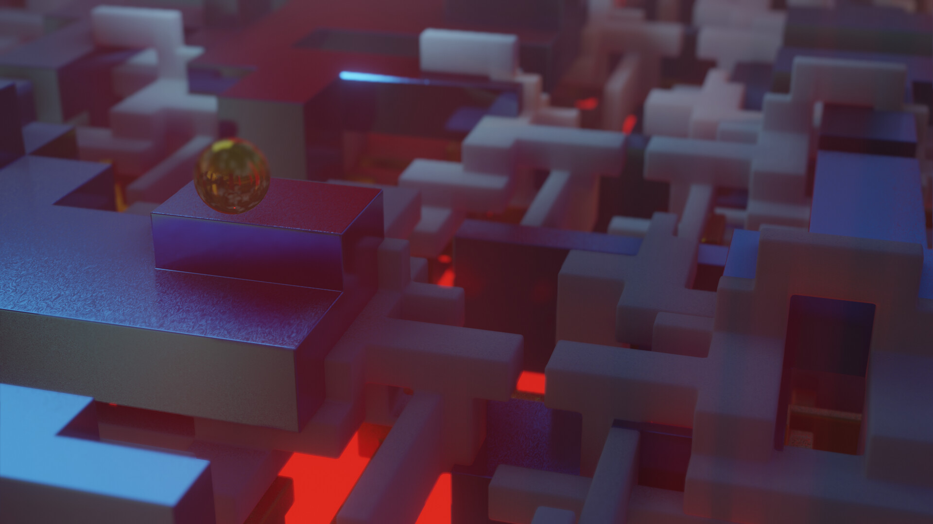 Waldemar Piętka - Blender 3D abstract forms