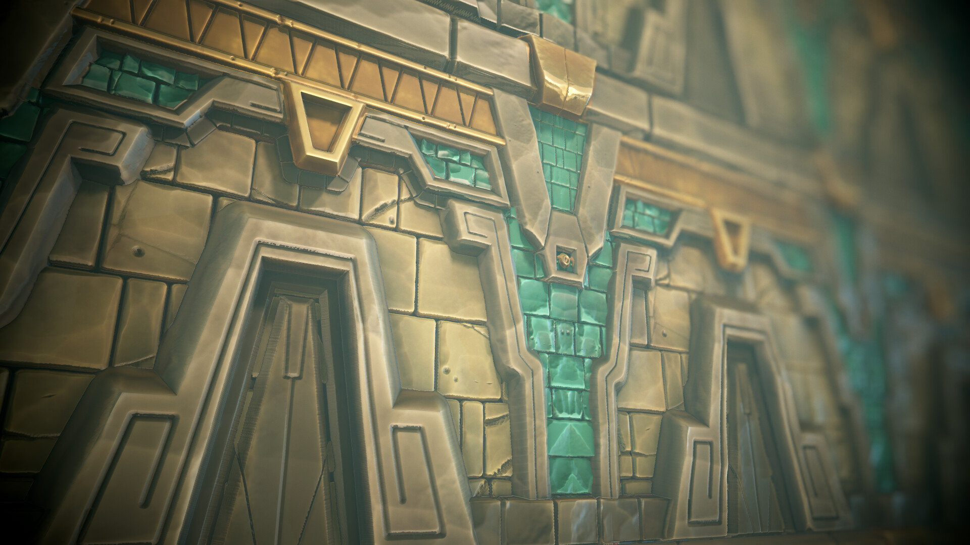 Alex Beddows - Stylised Aztec Wall