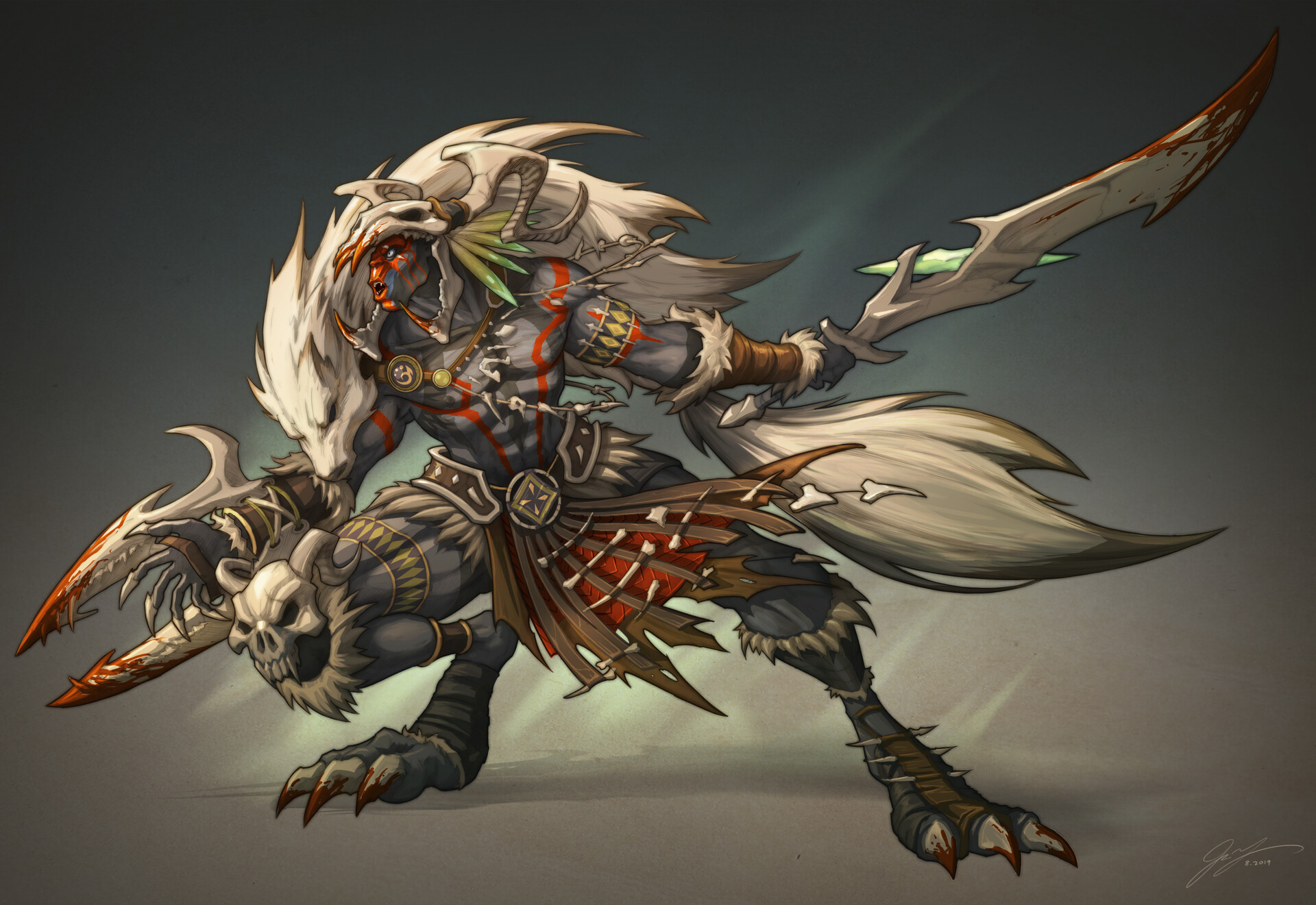 ArtStation - Zakoba, Primal Slayer