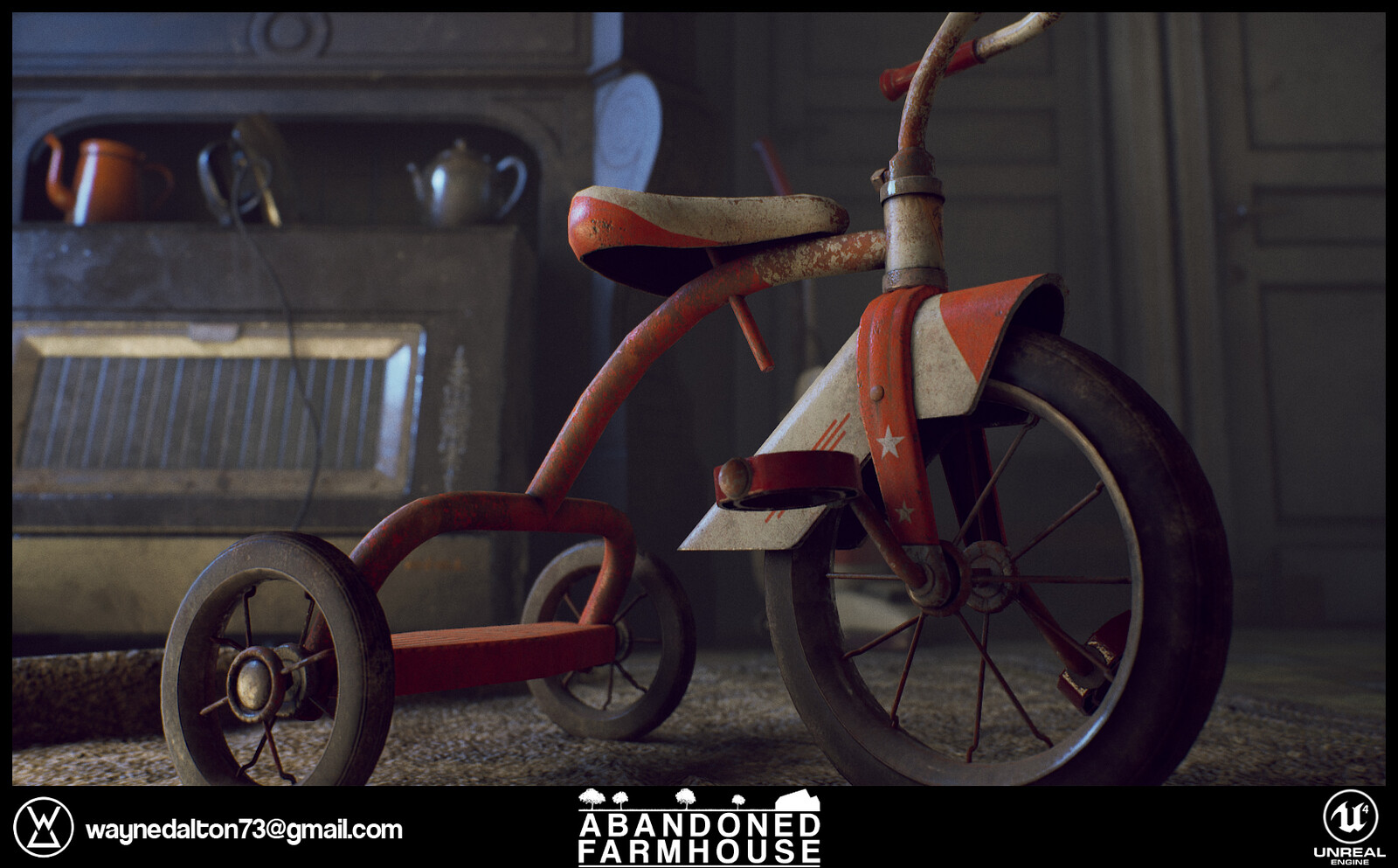 Wayne Dalton 🎮 - Vintage Tricycle - game asset