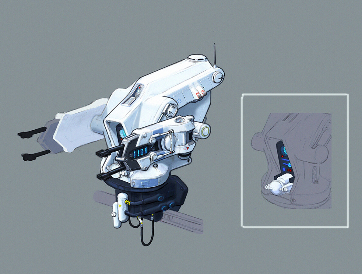 ArtStation - Gun Turret