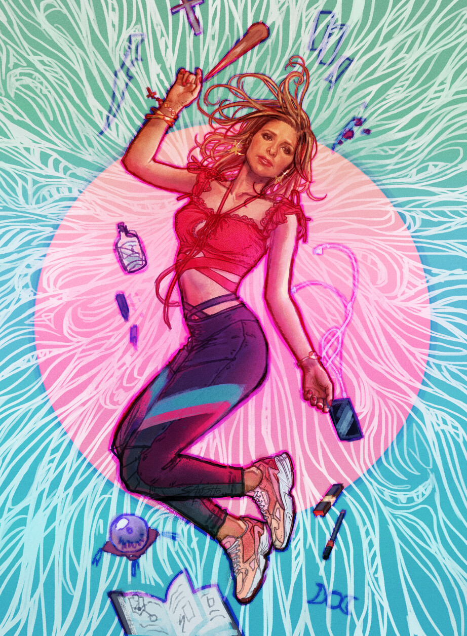 ArtStation - btvs color sketches