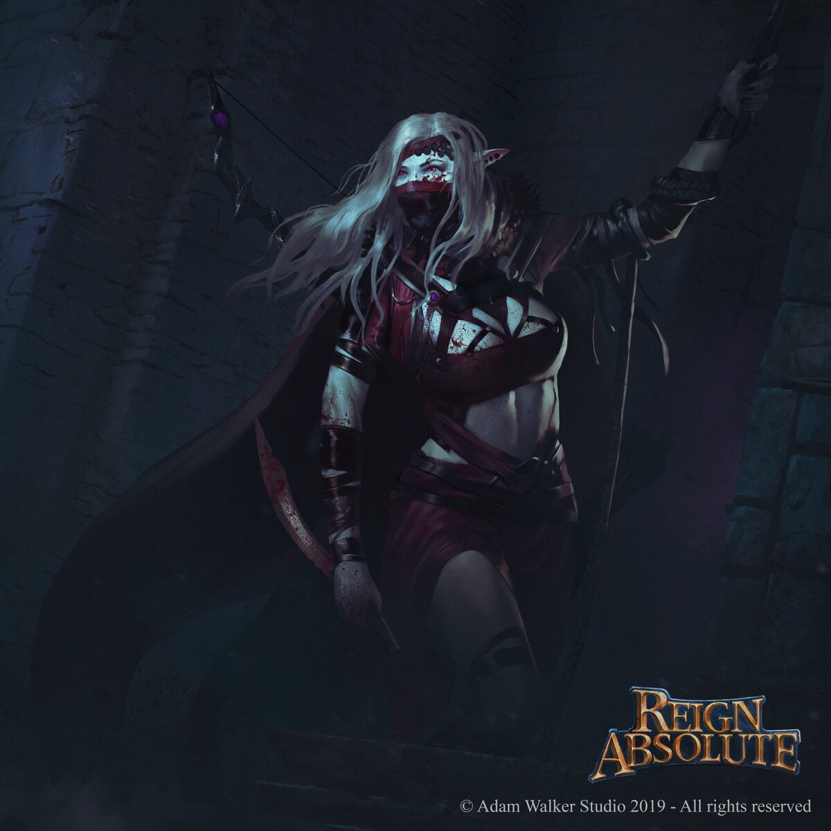 Dark Elf Assassin By Mikhail Palamarchuk Rimaginaryassassins